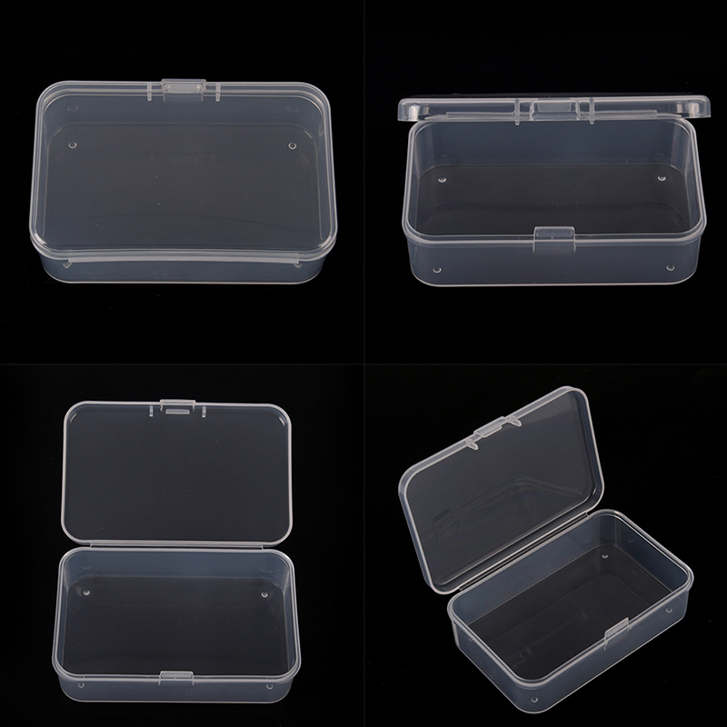 1Pcs Clear Plastic Transparent With Lid Storage Box Collection ...