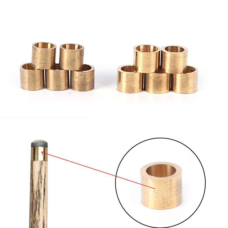 5x billiards snooker copper ferrule brass snooker pool cue ferrules cue ...
