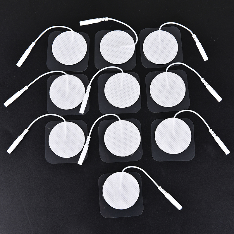 10pcs Tens round electrode pads electrode patch for machine 4cmDWAUJUAU ...