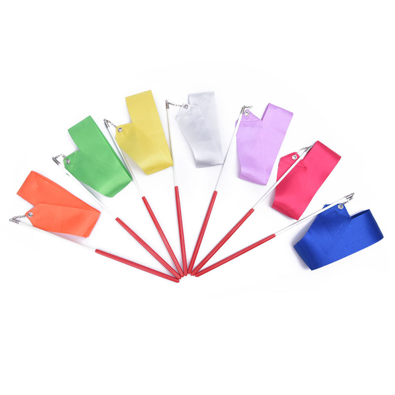 2m Professional Gym Ribbons Dance Ribbon Rhythmic Art Gymnastic Ballet ...